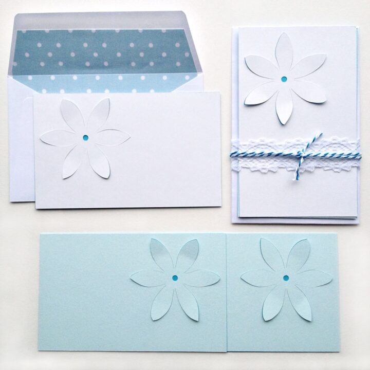 DIY 3D Flower Cards