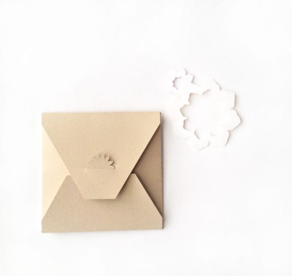 DIY Flower Tabbed Envelopes