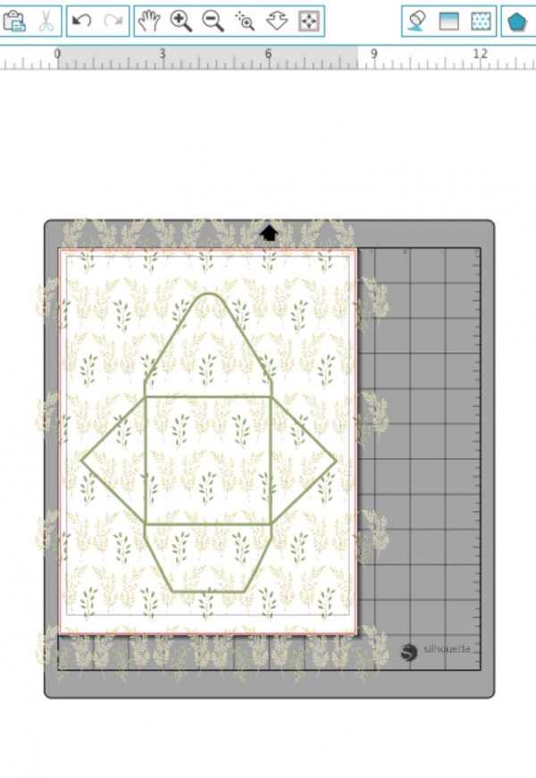 DIY Leaf Patterned Envelopes
