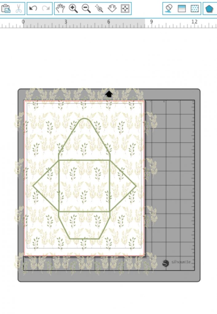 DIY Leaf Patterned Envelopes