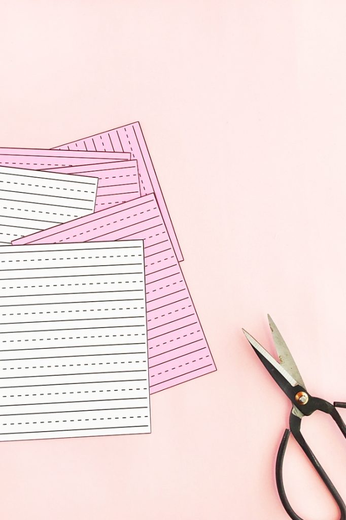 DIY Mini Lettering Practice Sheets
